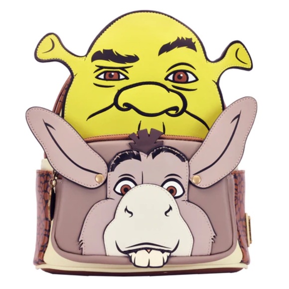 Loungefly | Bags | Loungefly Shrek And Donkey Cosplay Mini Backpack ...